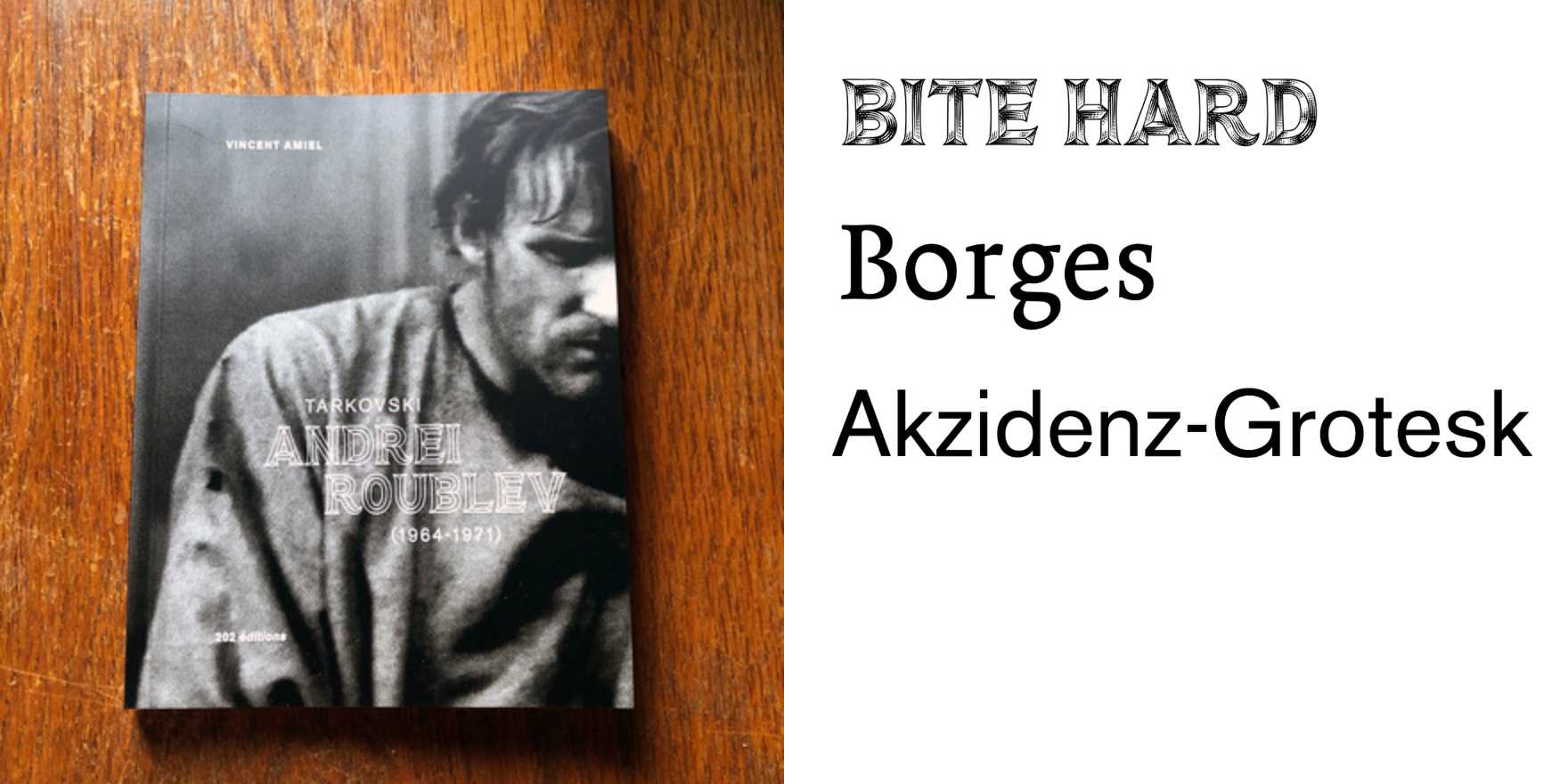 Tarkovski – Andreï Roublev (1964–1971) by Vincent Ariel - Fonts In Use