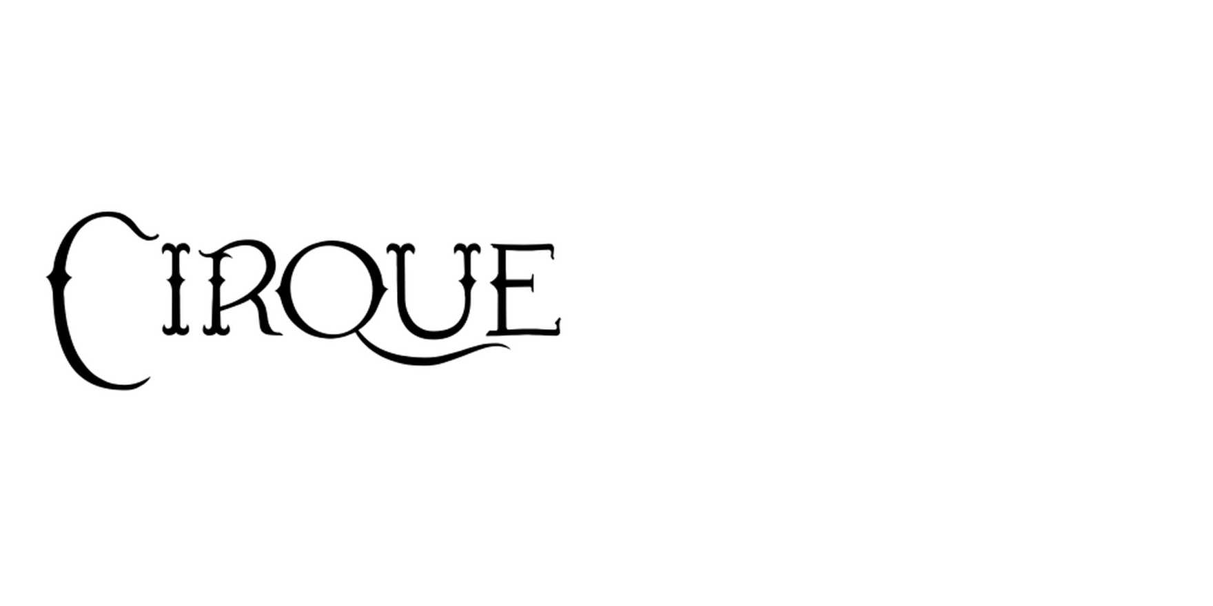 Cirque (Matt Frost) in use - Fonts In Use