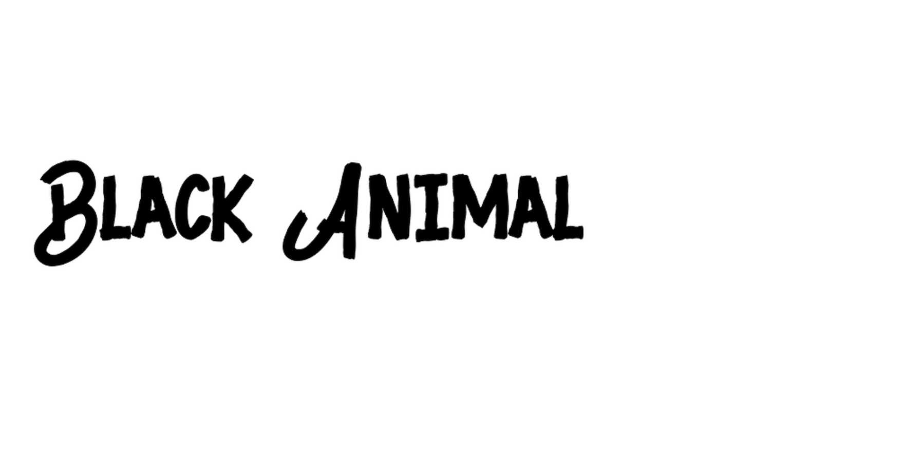 Black Animal in use - Fonts In Use