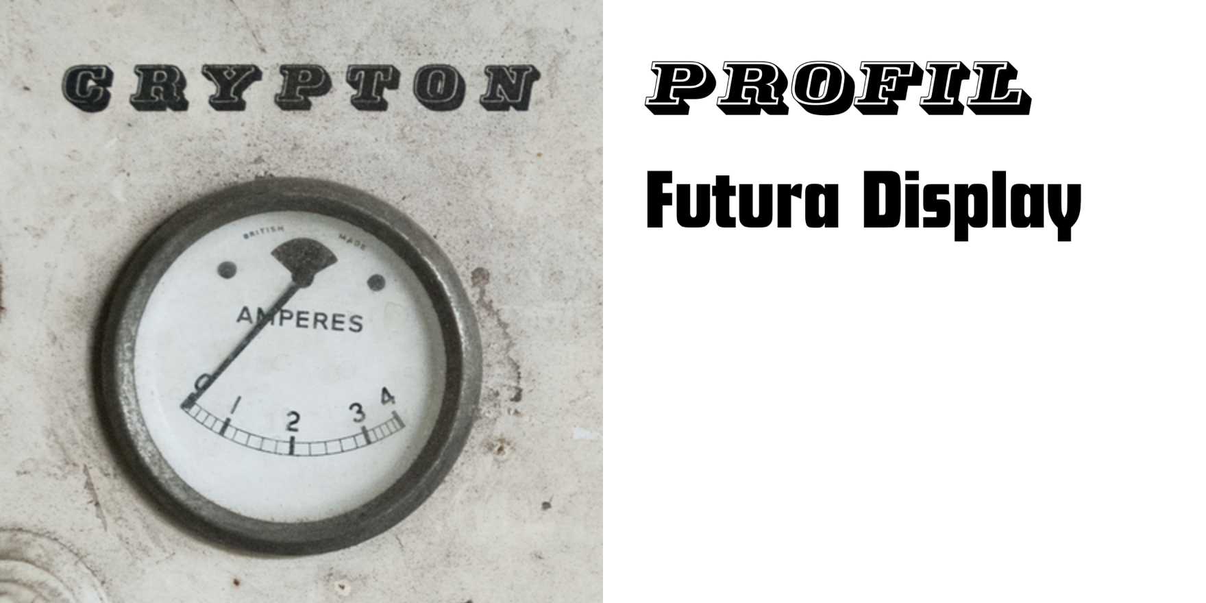 Crypton battery charger - Fonts In Use