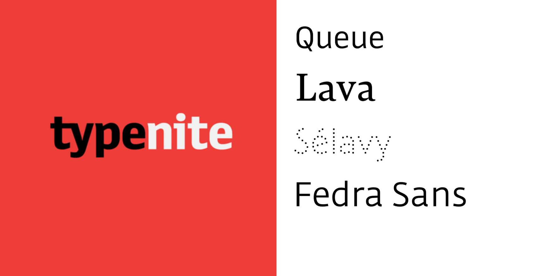 Typenite - Fonts In Use