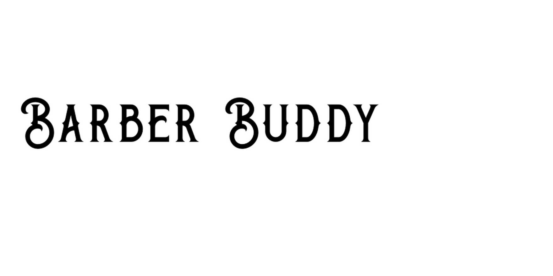 Barber Buddy in use - Fonts In Use