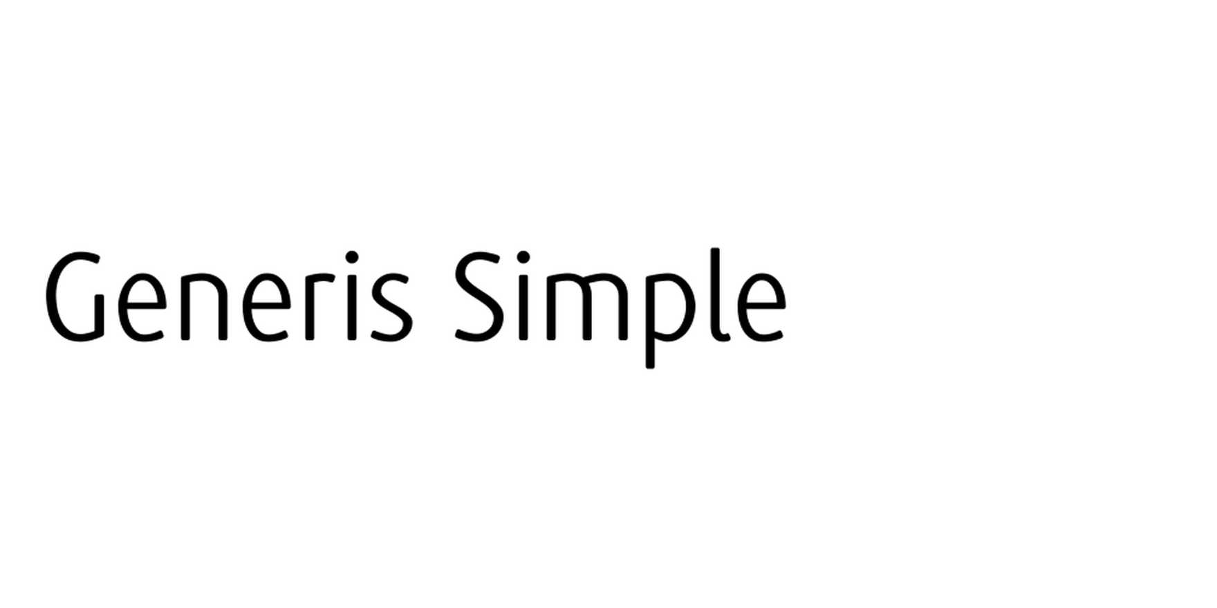 Generis Simple in use - Fonts In Use