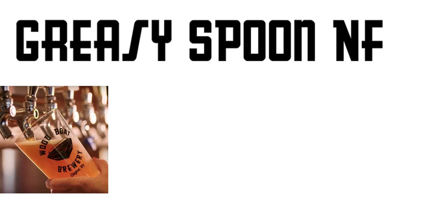 Greasy Spoon NF in use - Fonts In Use