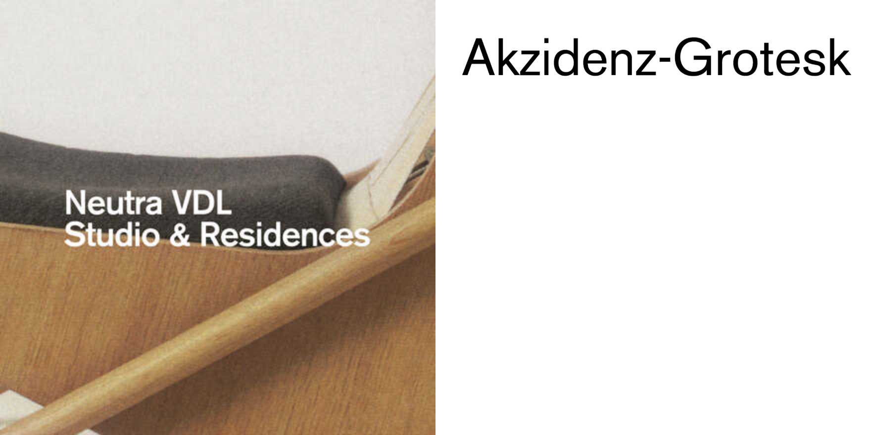 Neutra VDL Studio & Residences - Fonts In Use