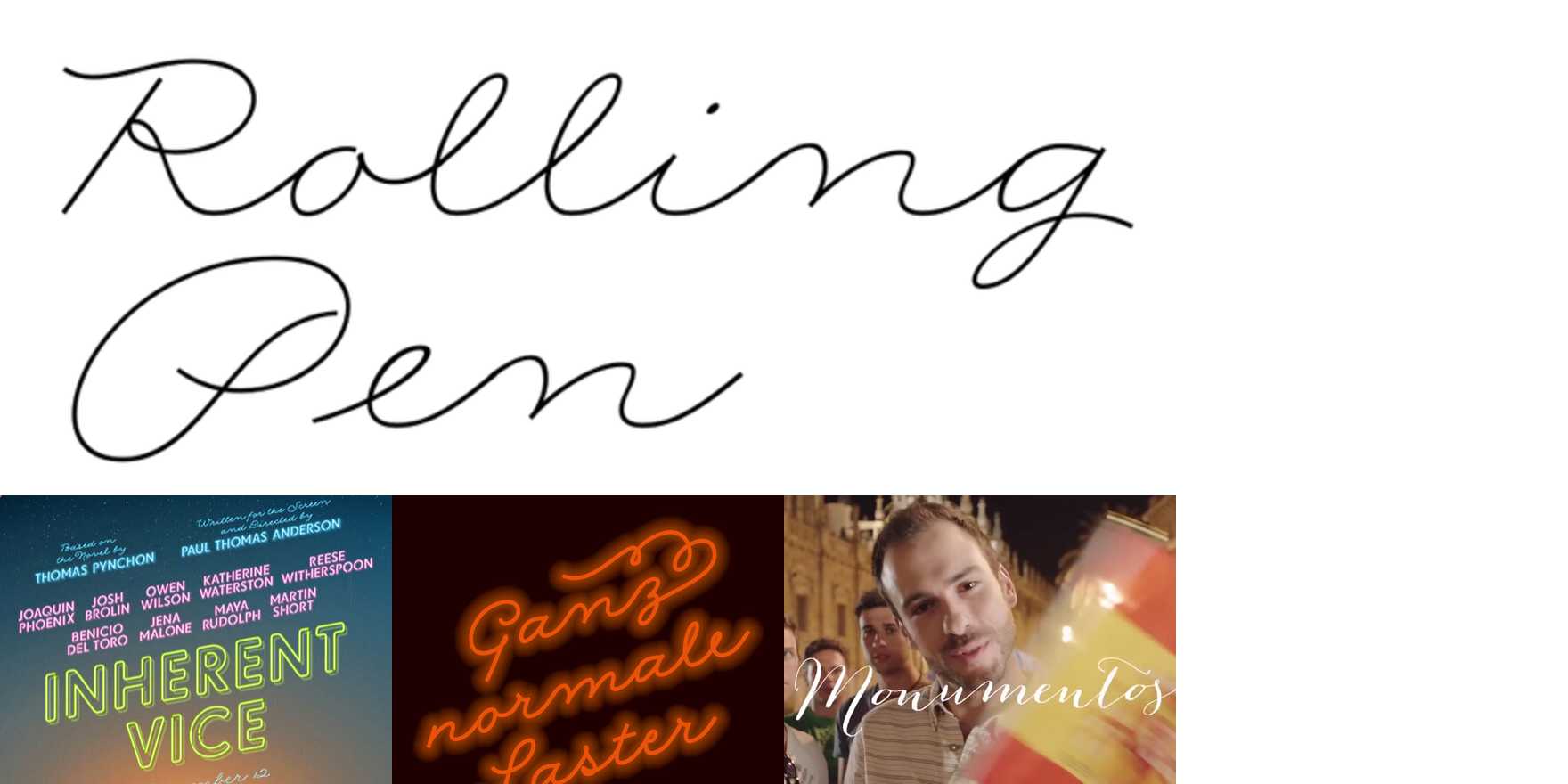 Rolling Pen in use - Fonts In Use