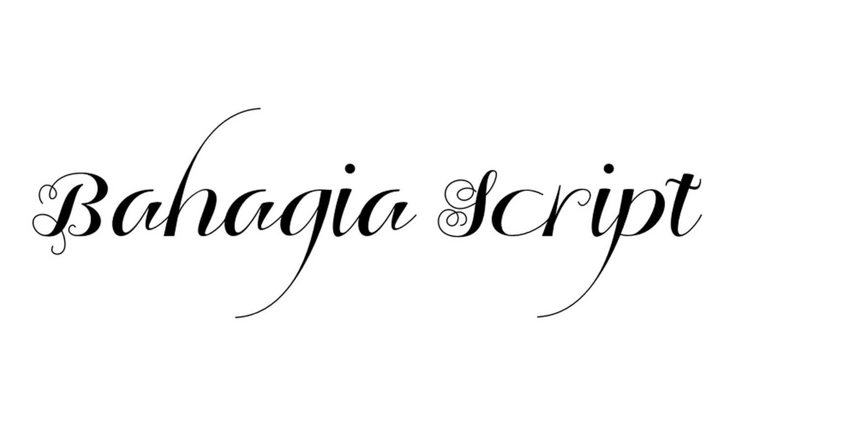 Bahagia Script in use - Fonts In Use