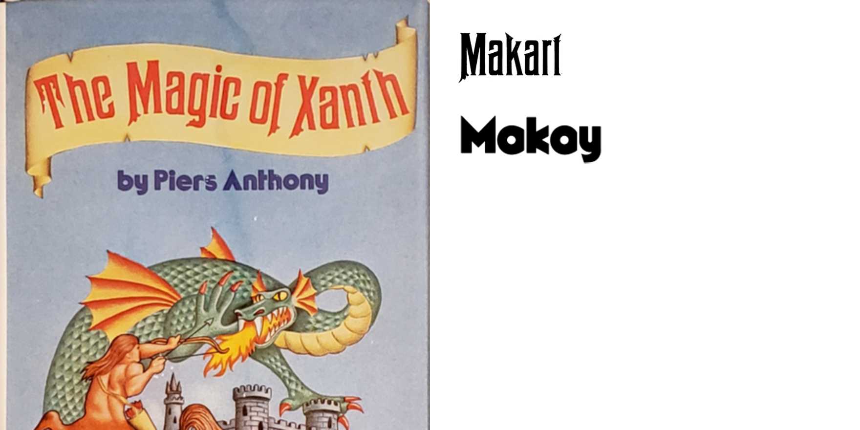 The Magic of Xanth by Piers Anthony - Fonts In Use