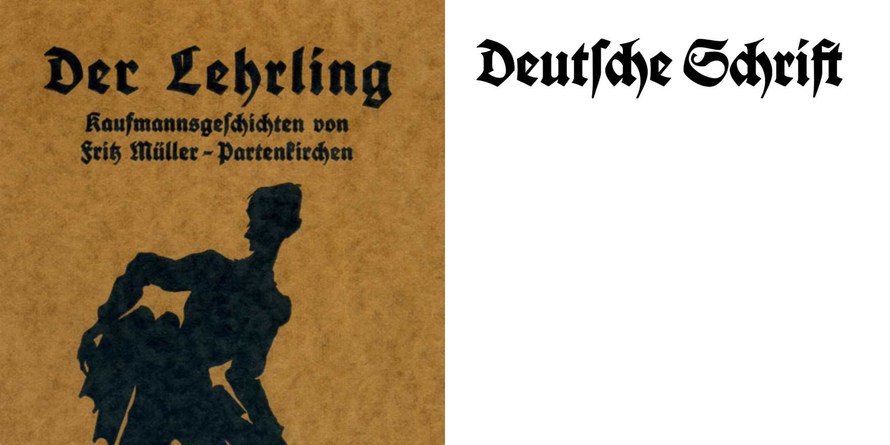Der Lehrling by Fritz Müller-Partenkirchen - Fonts In Use