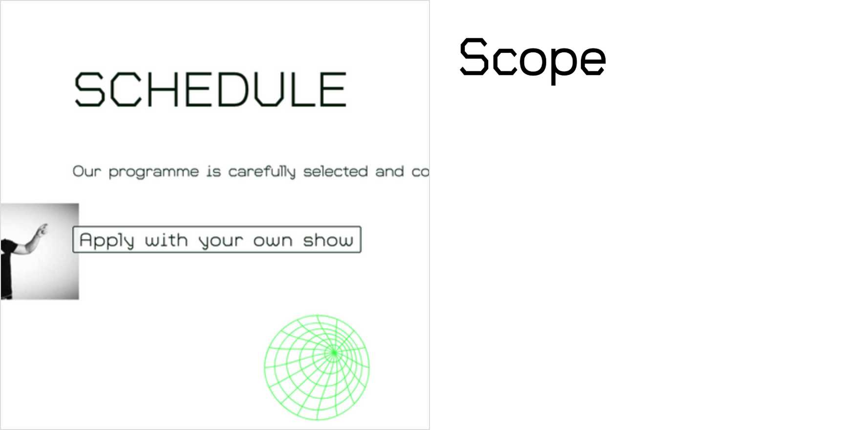 Res.Radio website - Fonts In Use