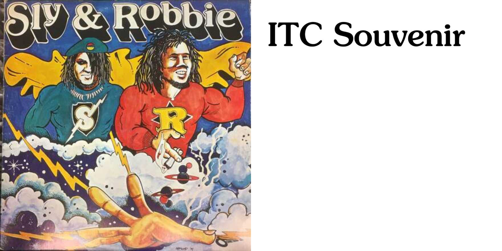 Sly & Robbie – Disco Dub album art - Fonts In Use