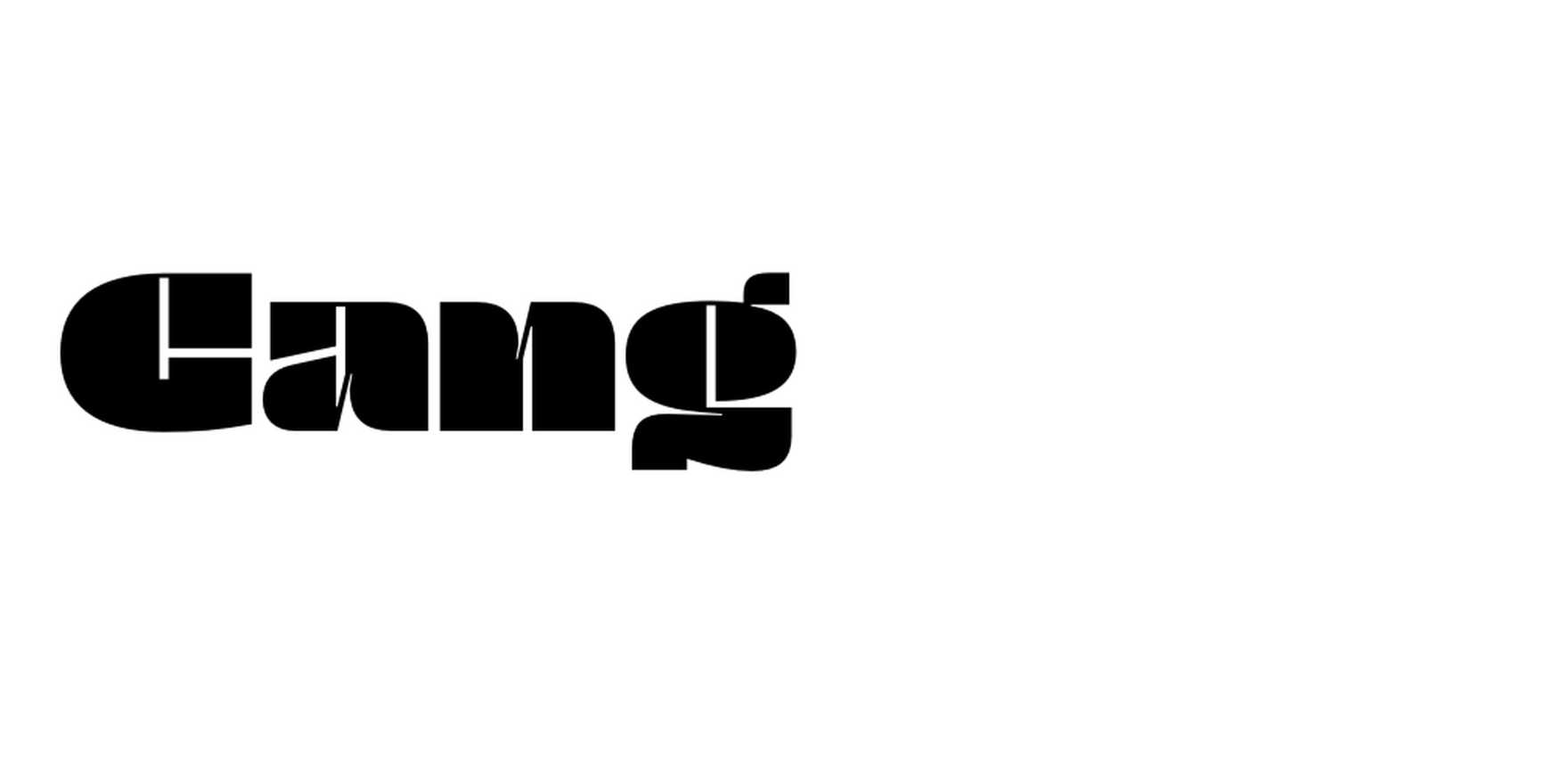 Gang (Ani Dimitrova) in use - Fonts In Use