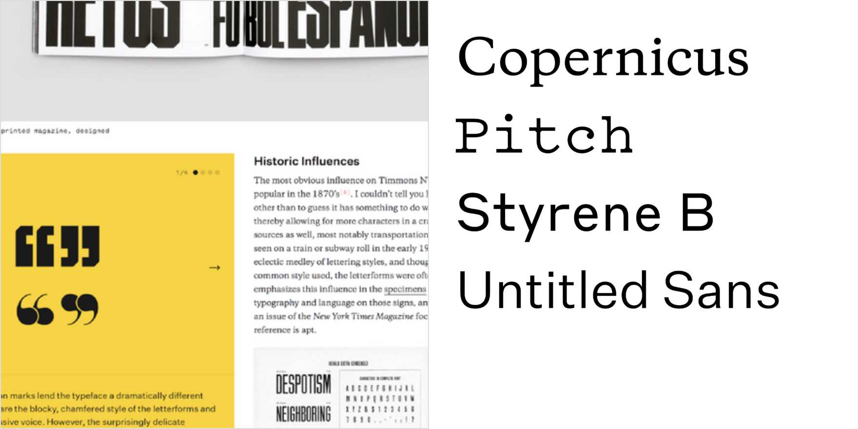 Font Review Journal (2017) - Fonts In Use