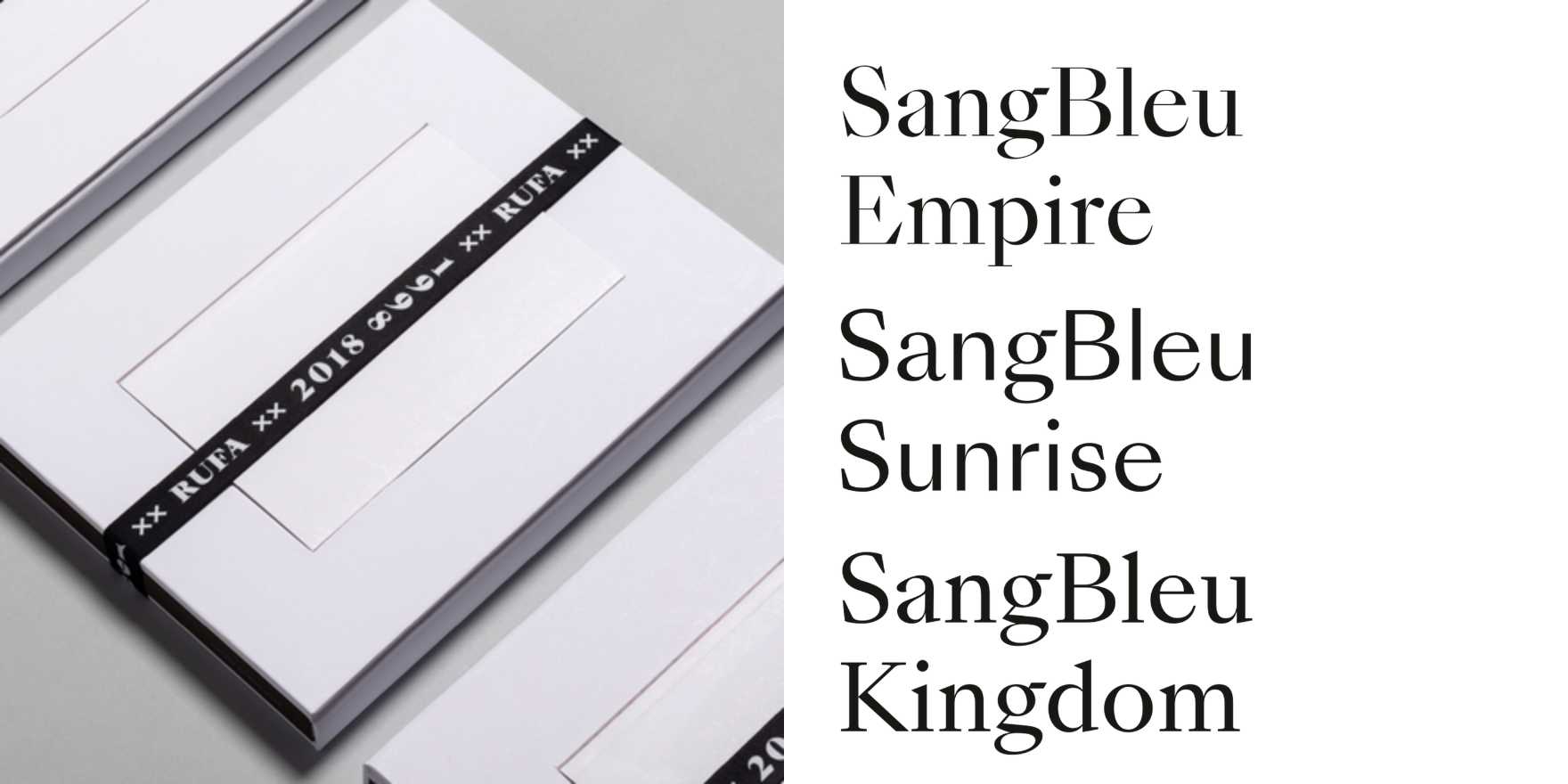 RUFA Annual Report 2018 - Fonts In Use