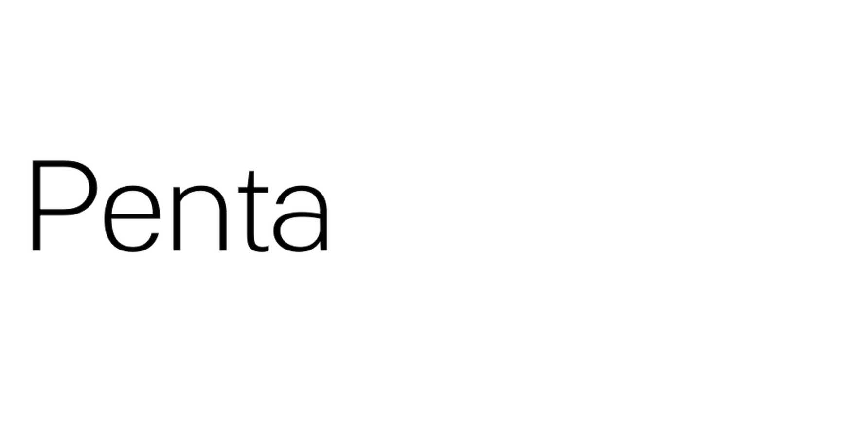 Penta in use - Fonts In Use