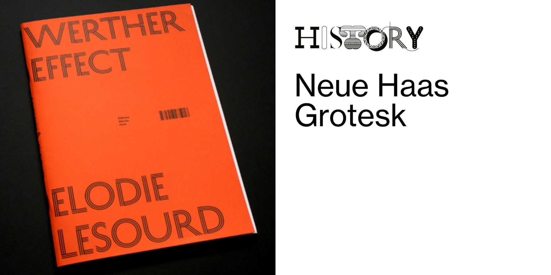 Werther Effect - Fonts In Use