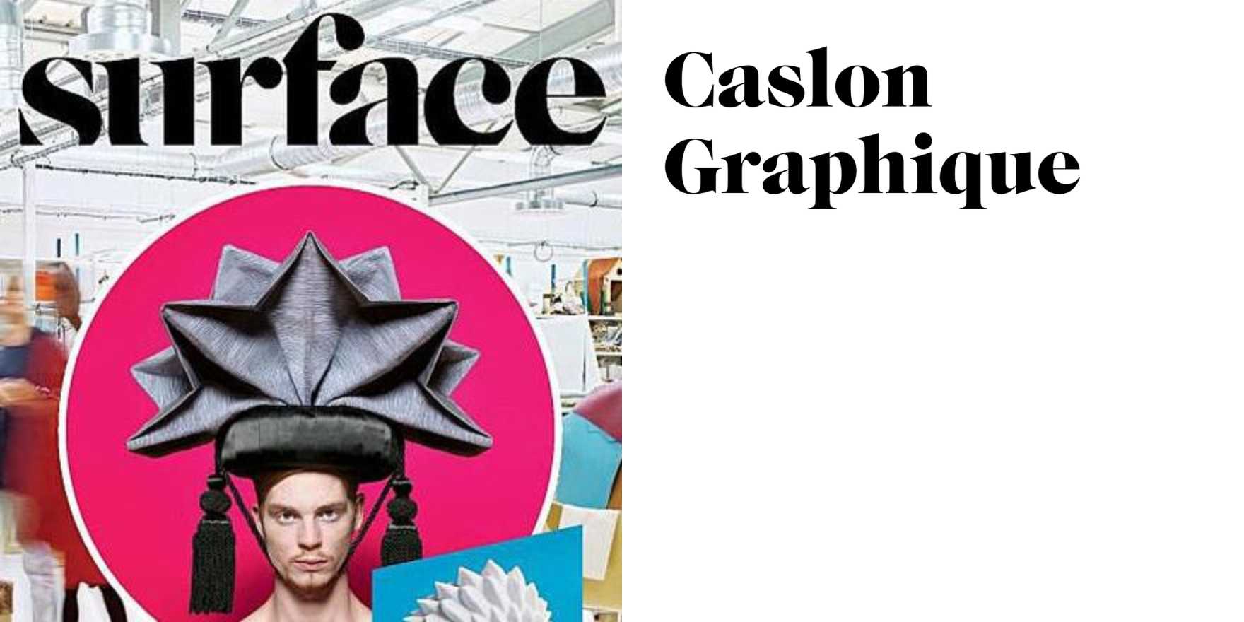 Surface magazine logo (2011) - Fonts In Use