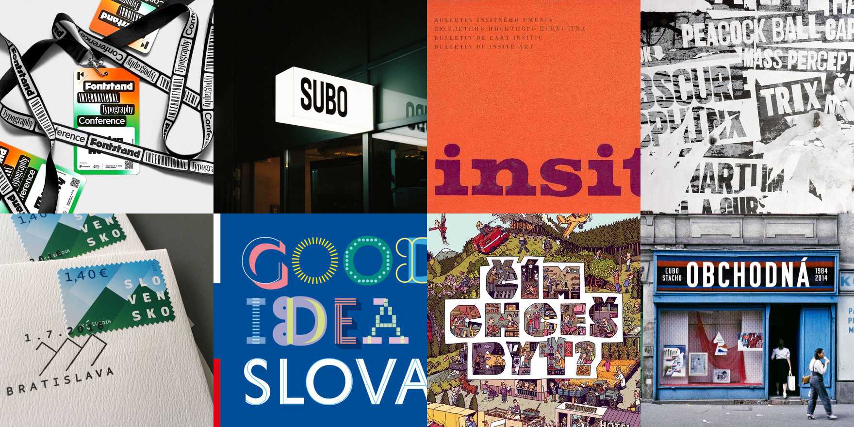 Bratislava (Slovakia) - Fonts In Use