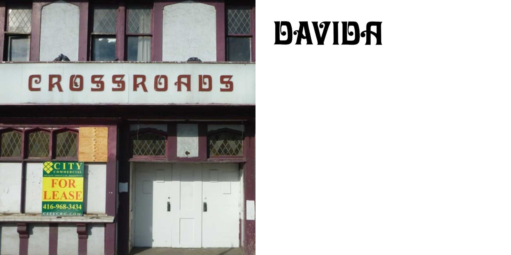 Crossroads House - Fonts In Use