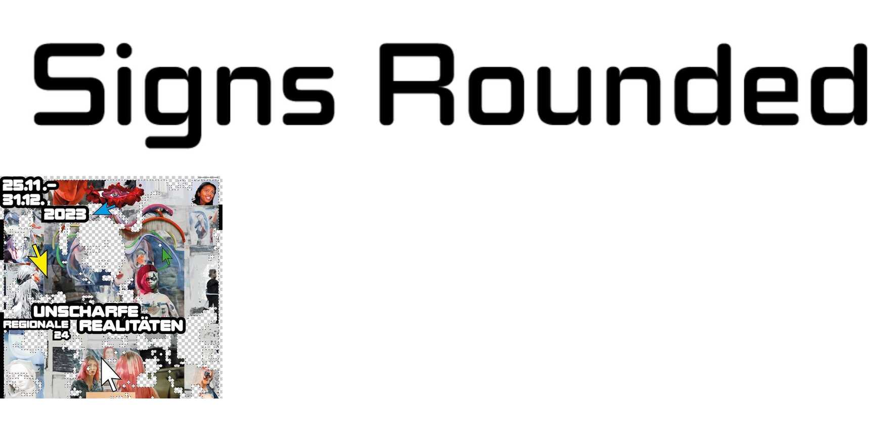 Signs Rounded in use - Fonts In Use