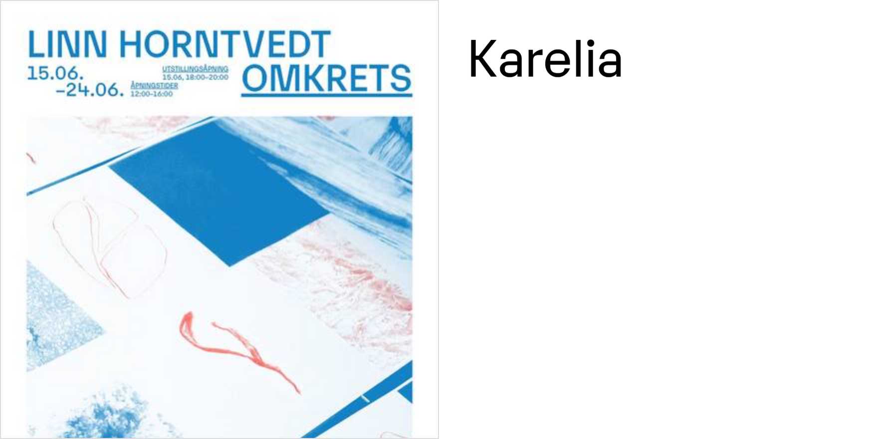 Linn Horntvedt – Omkrets - Fonts In Use