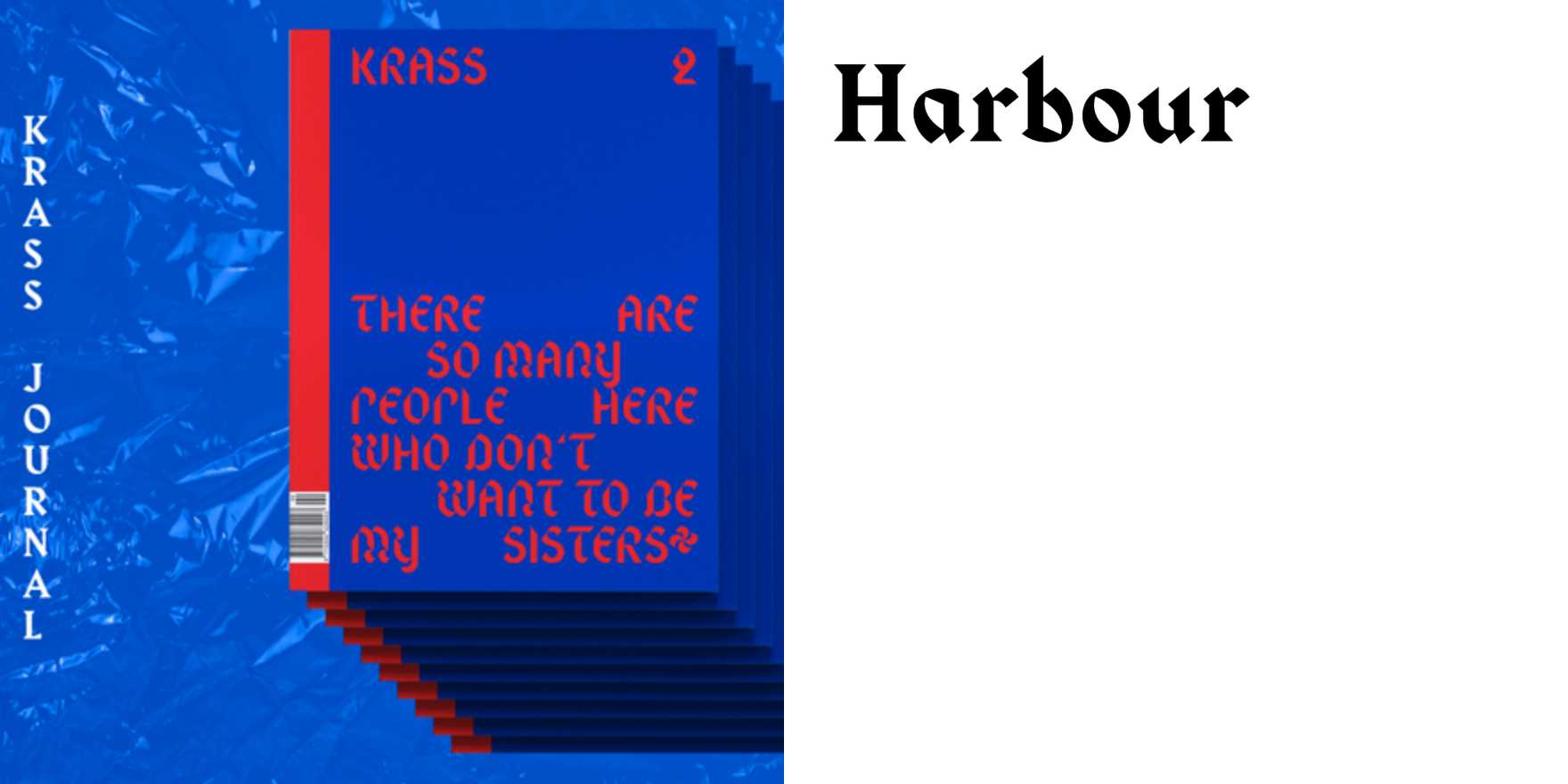 Krass Journal website (2014) - Fonts In Use