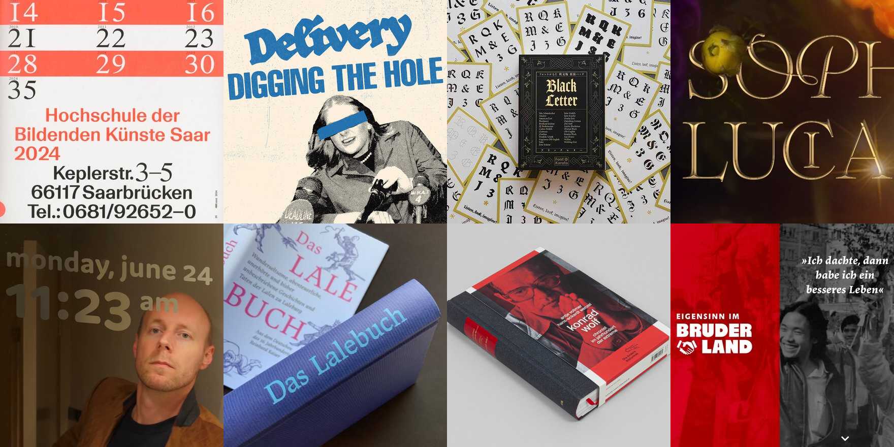 Tim Ahrens - Fonts In Use