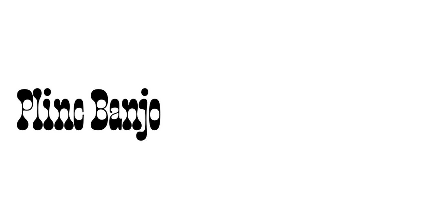 Plinc Banjo in use - Fonts In Use