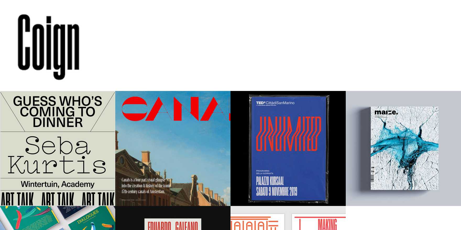 Coign in use - Fonts In Use