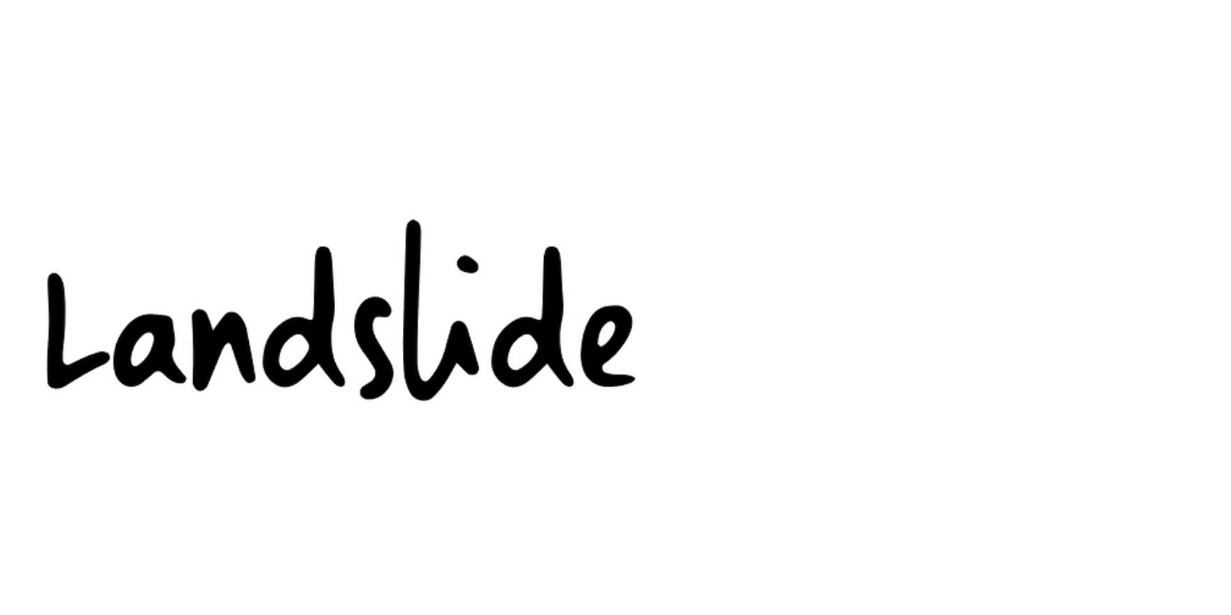 Landslide in use - Fonts In Use