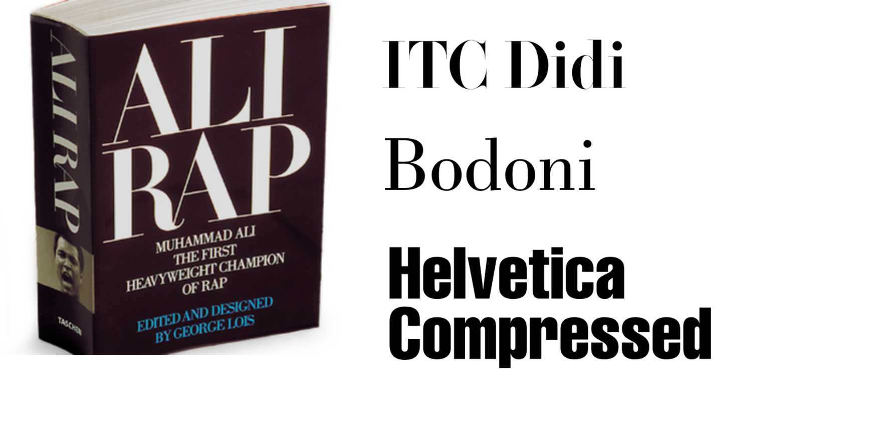 Ali Rap - Fonts In Use