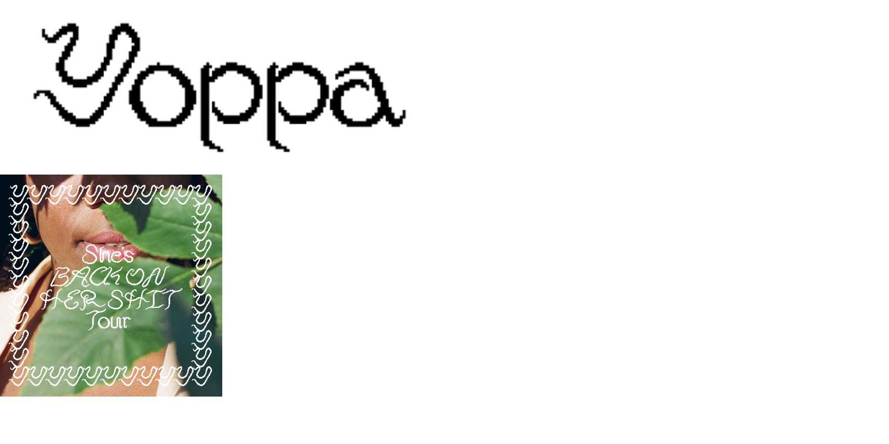 Yoppa in use - Fonts In Use