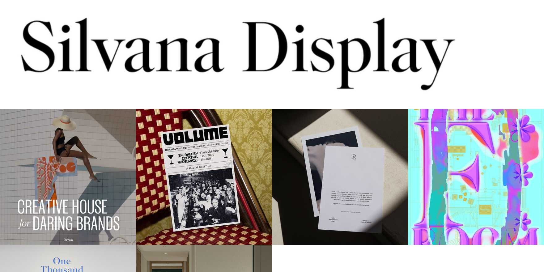 Silvana in use - Fonts In Use