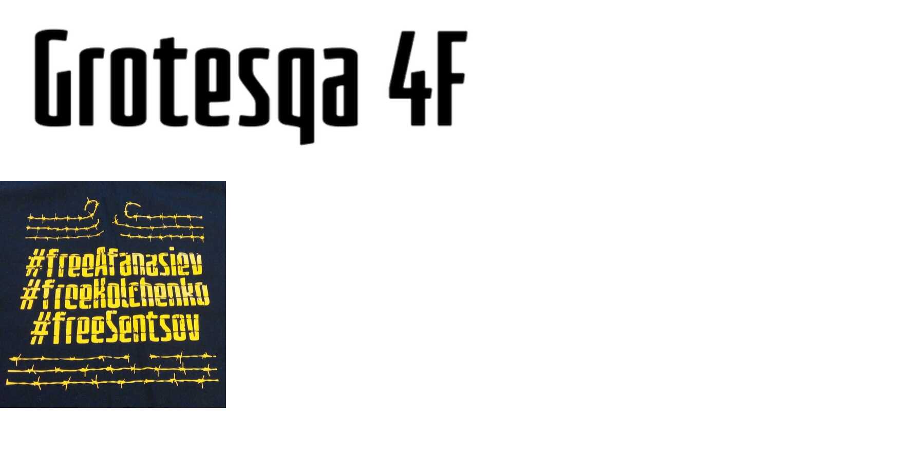 Grotesqa 4F in use - Fonts In Use