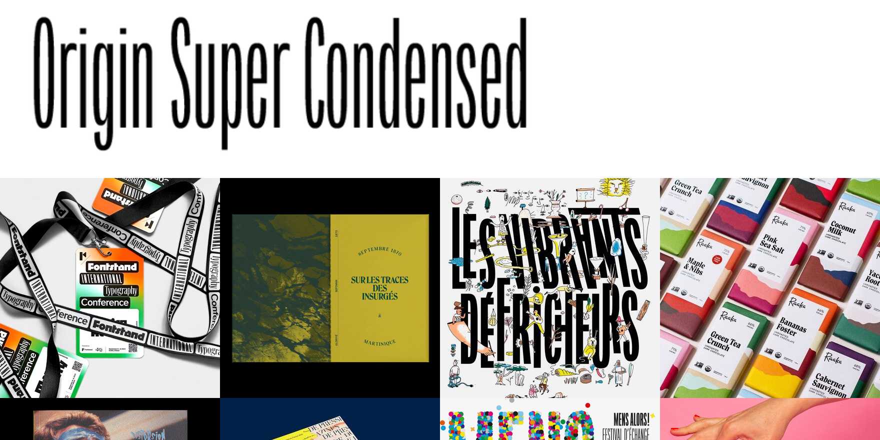 Origin Super Condensed in use - Fonts In Use