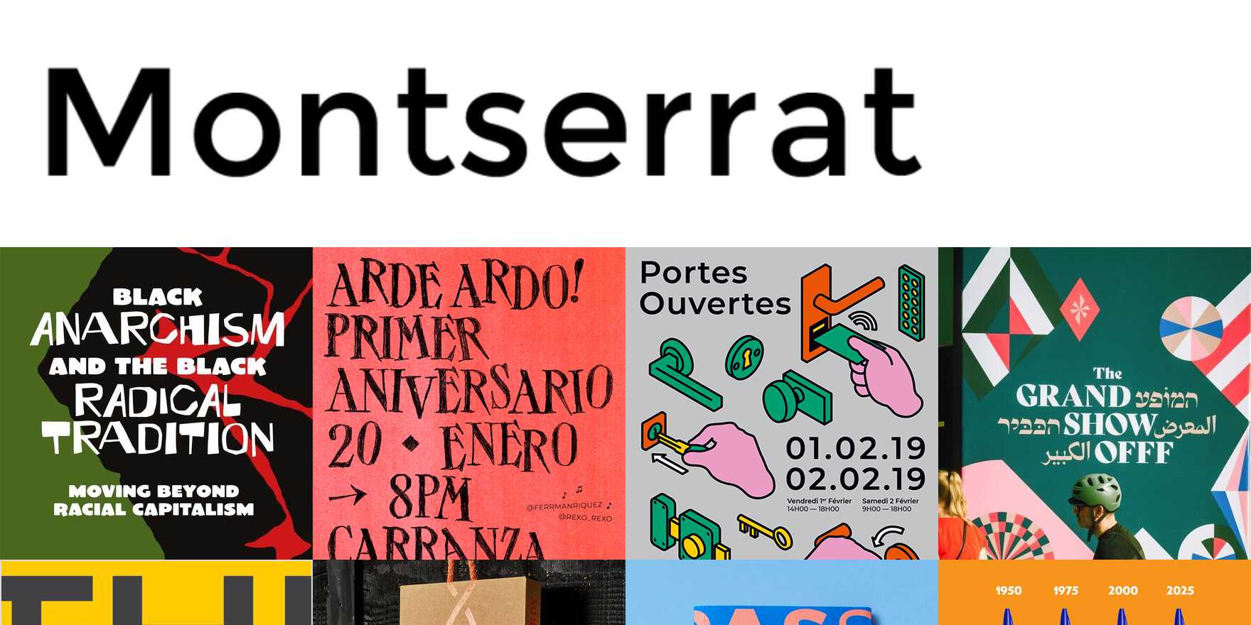 Montserrat in use - Fonts In Use