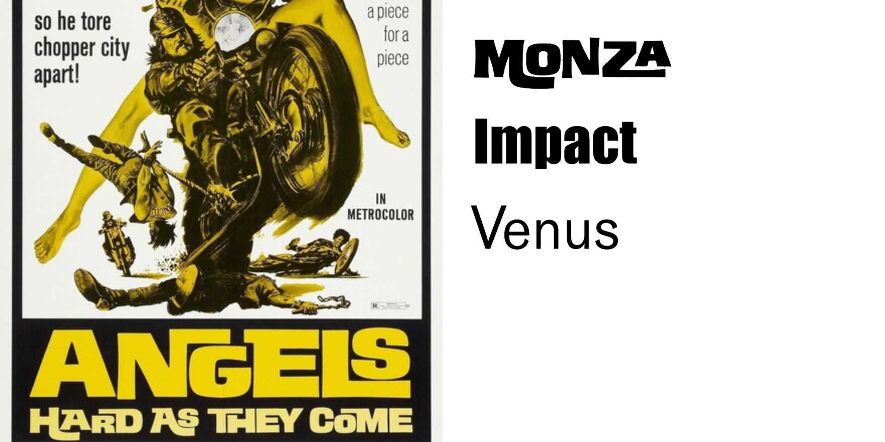 Angels Hard As They Come (1971) movie poster - Fonts In Use