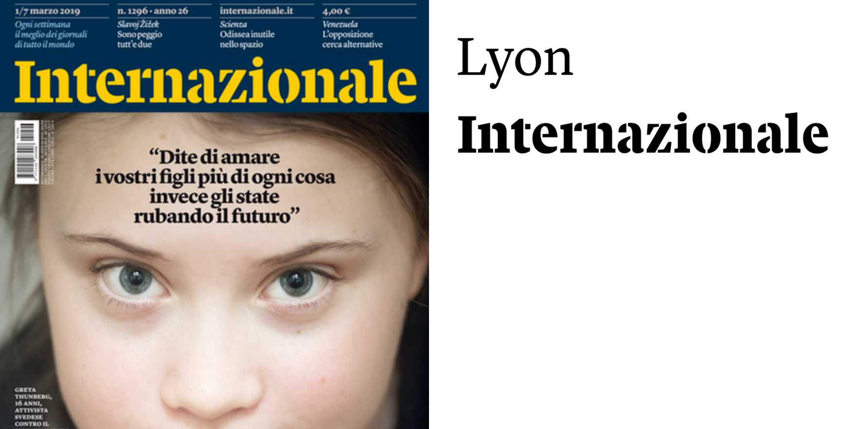 Internazionale magazine, 2019 - Fonts In Use