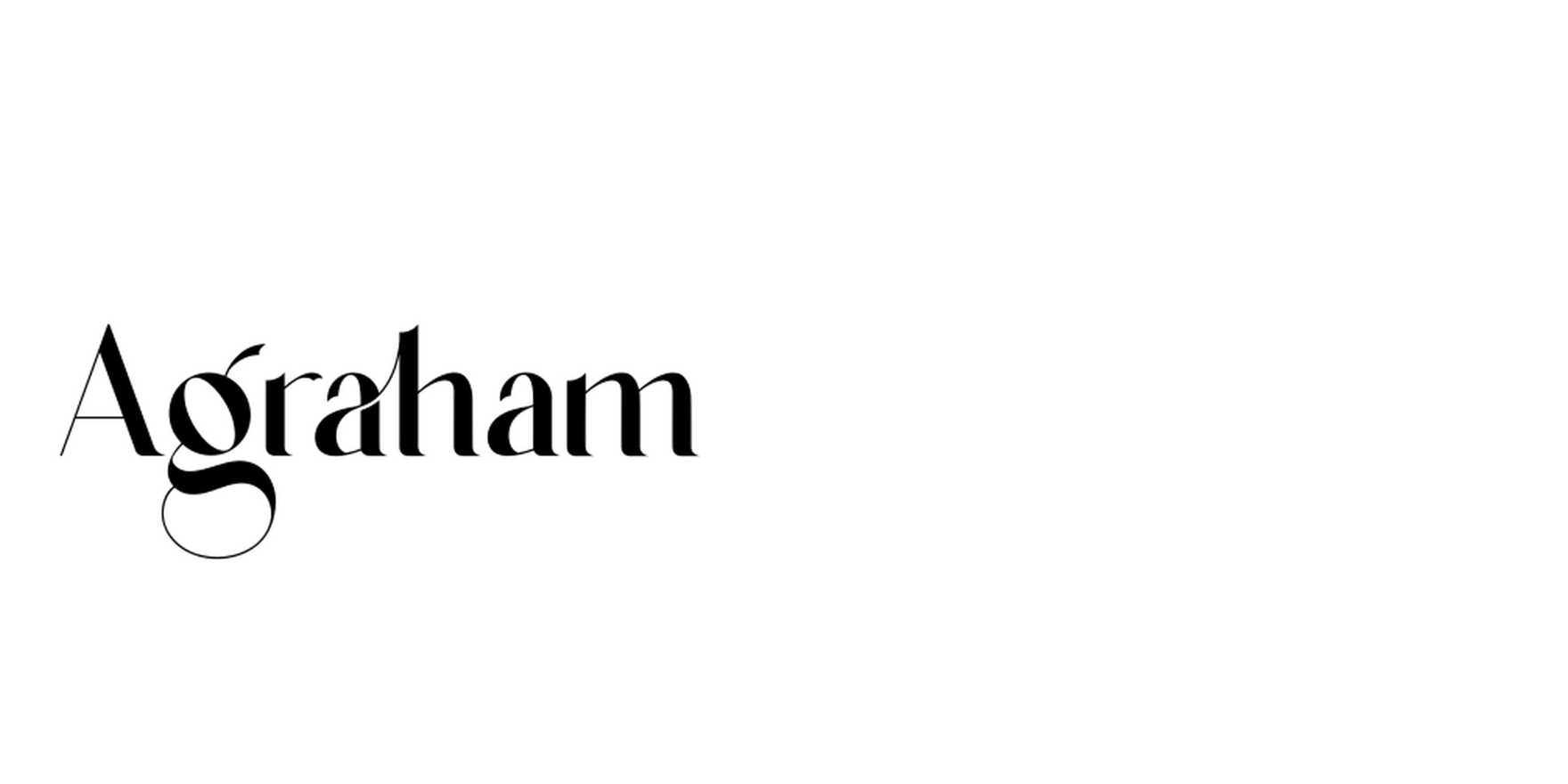 Agraham in use - Fonts In Use