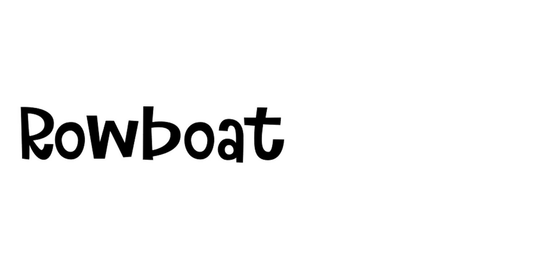 Rowboat in use - Fonts In Use