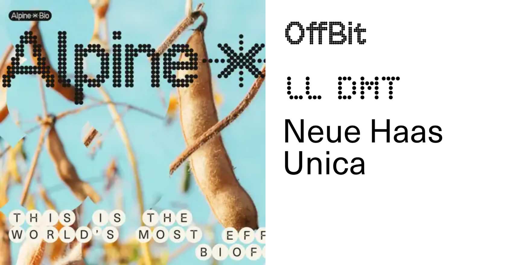 Alpine Bio - Fonts In Use