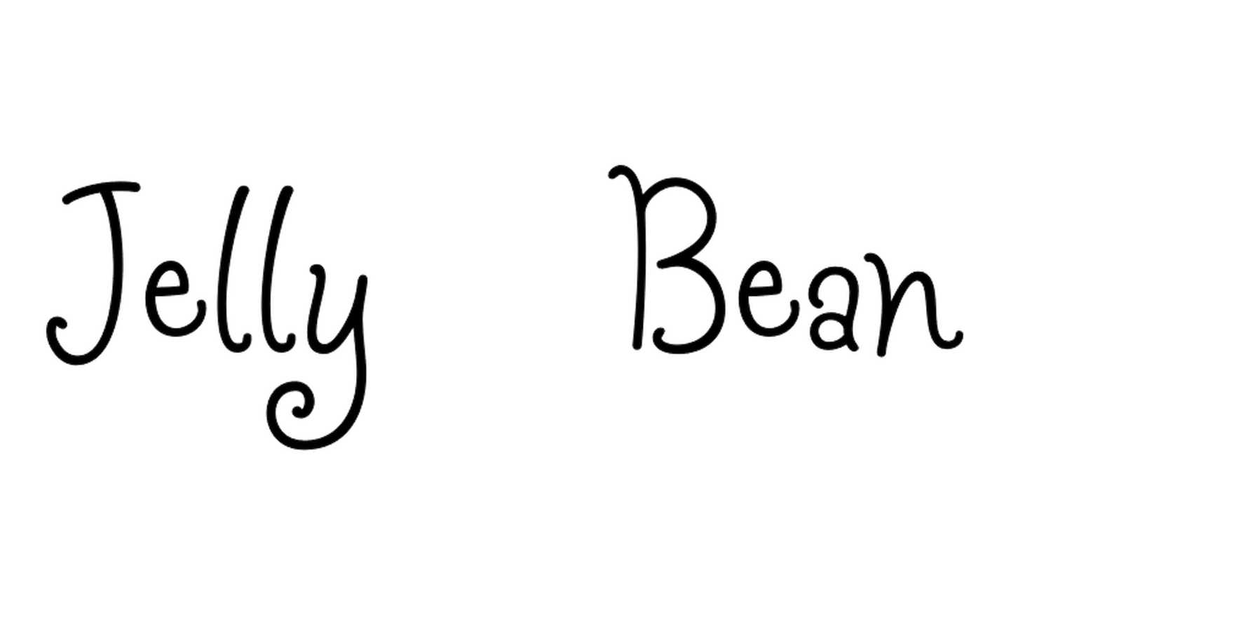 Jelly Bean in use - Fonts In Use