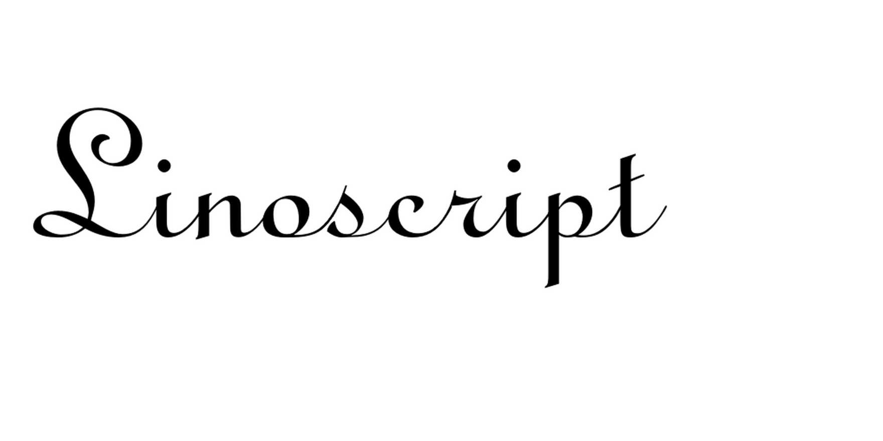 Linoscript in use - Fonts In Use