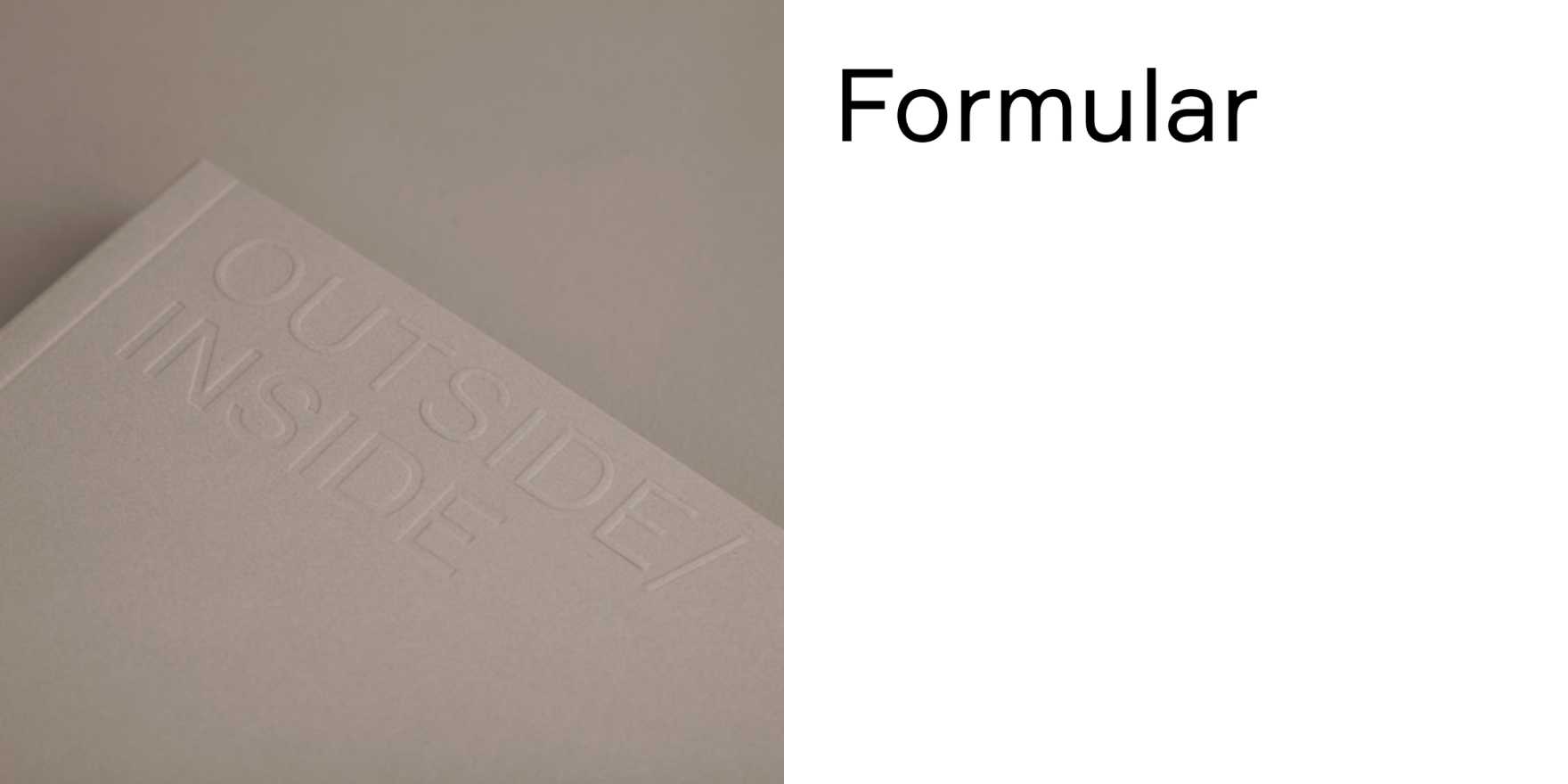 Outside/Inside - Fonts In Use