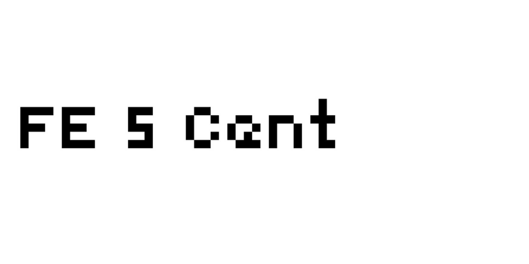 FE 5 Cent in use - Fonts In Use