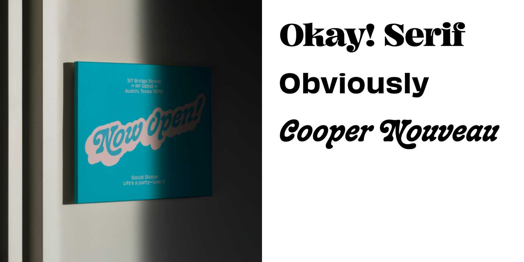 Social Sleeve - Fonts In Use