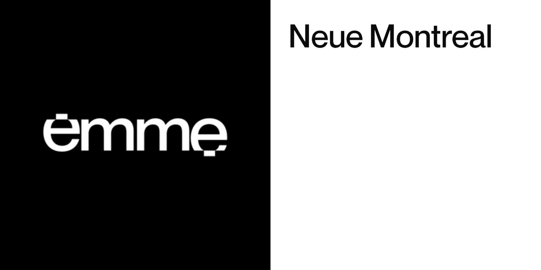 Emme visual identity - Fonts In Use