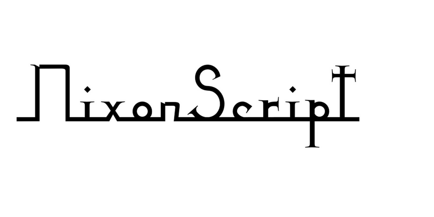 NixonScript in use - Fonts In Use