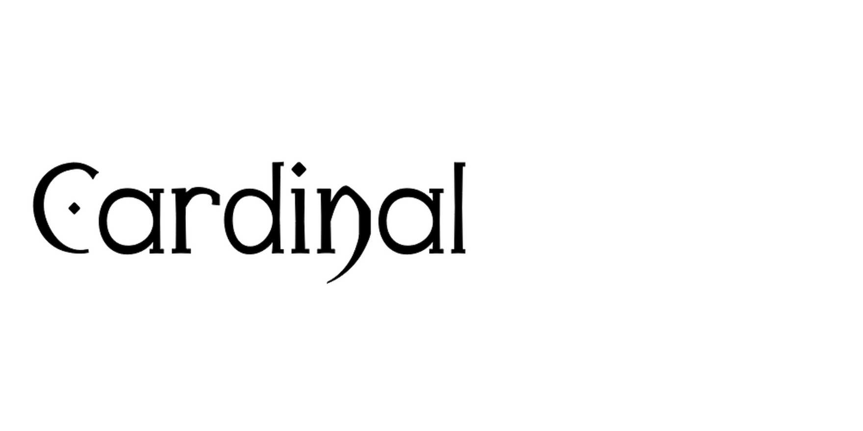 Cardinal (Sylvestre Studios) in use - Fonts In Use