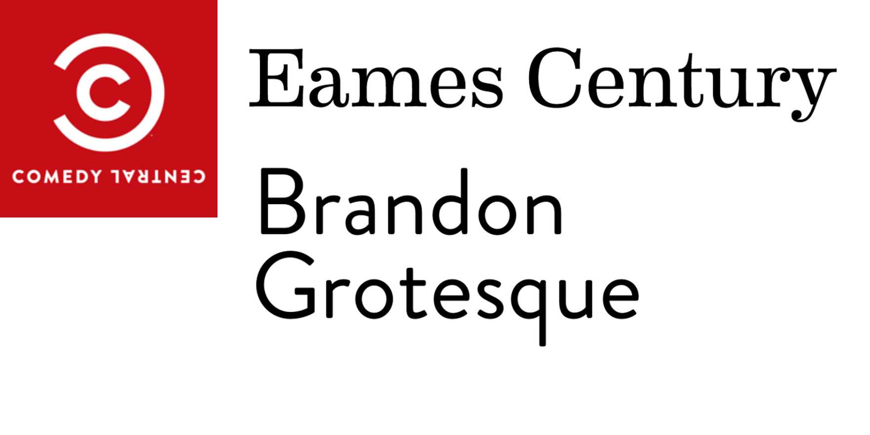 Comedy Central - Fonts In Use